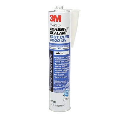 3M® 06580 - 4000 Fast Cure 3 oz. White Sealant Tube Adhesive, 6 Pieces ...