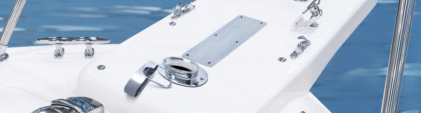 Deck Pipes - Oval, Round - Brass, Bronze, Plastic, Stainless Steel | BOATiD