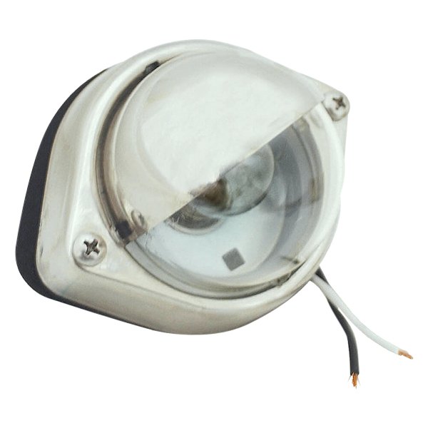 Grote® 60361 - 3.6"D 12V DC White Surface Screw Mount Step Incandescent ...